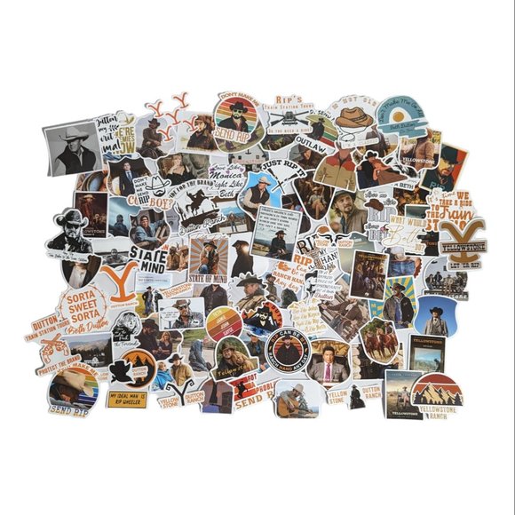 Office | Lot Of 10 Yellowstone Tv Show Stickers Varying Sizes Dutton ...